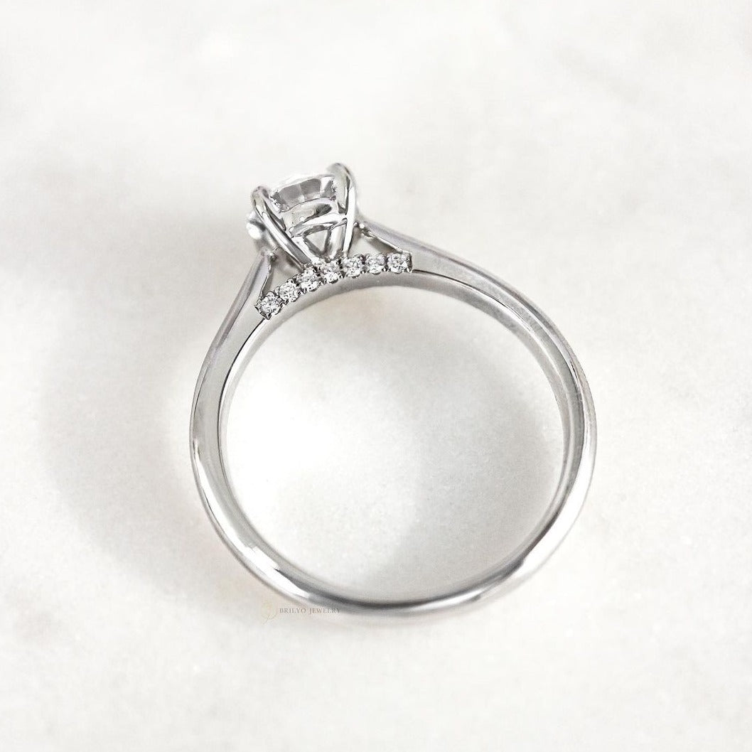 Bridge Engagement Ring | Brilyo Jewelry